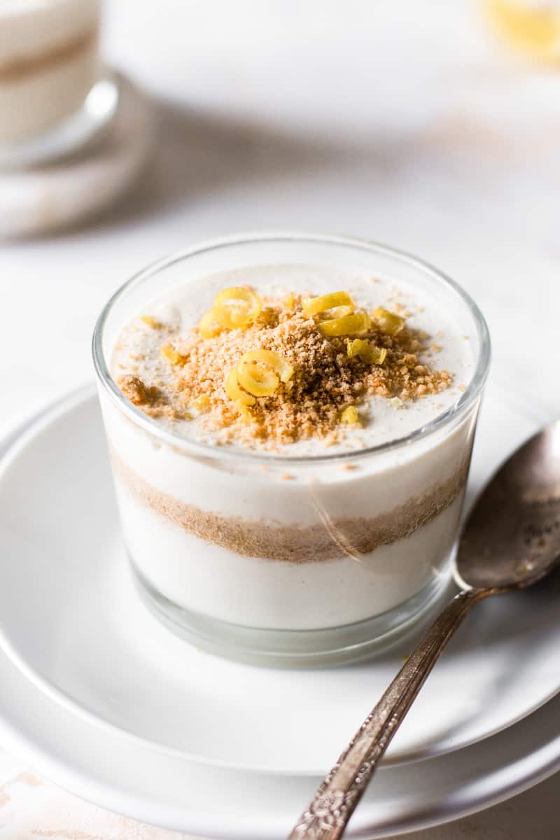 Creamy Vegan Lemon Pudding (Without Cornstarch) - Cooking With Elo