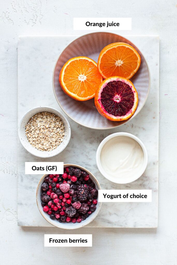 Berry Breakfast Smoothie With Oats - Cooking With Elo