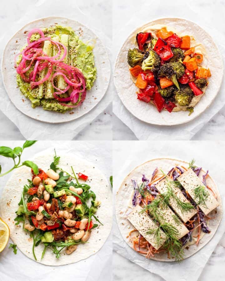 5 Vegan Wrap Fillings (Easy & High-Protein) - Cooking With Elo