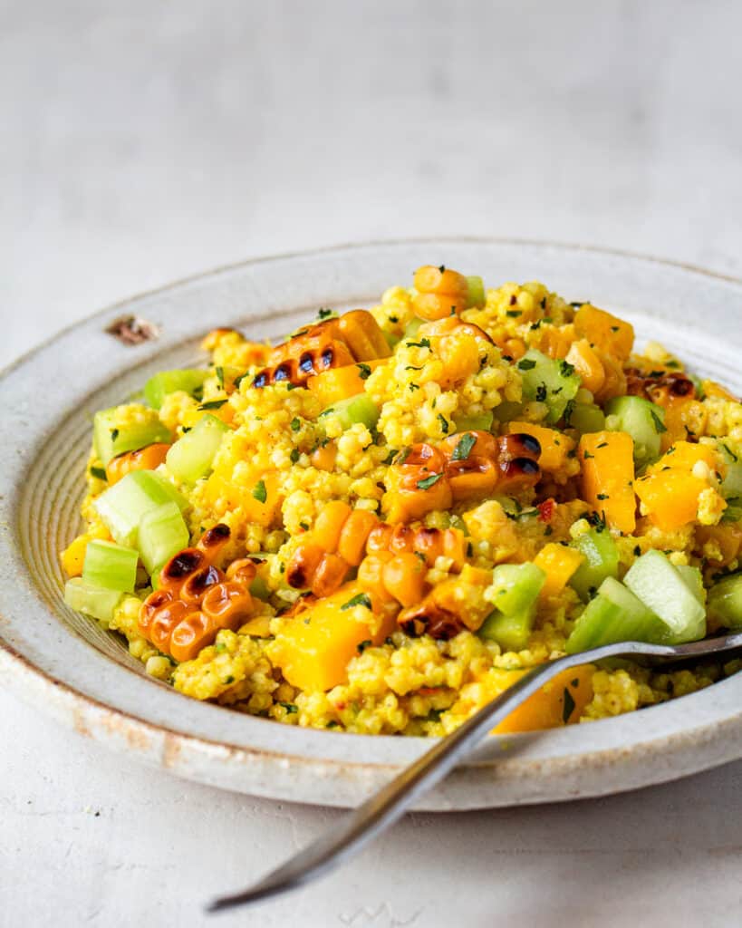 Mango Millet Salad - Cooking With Elo
