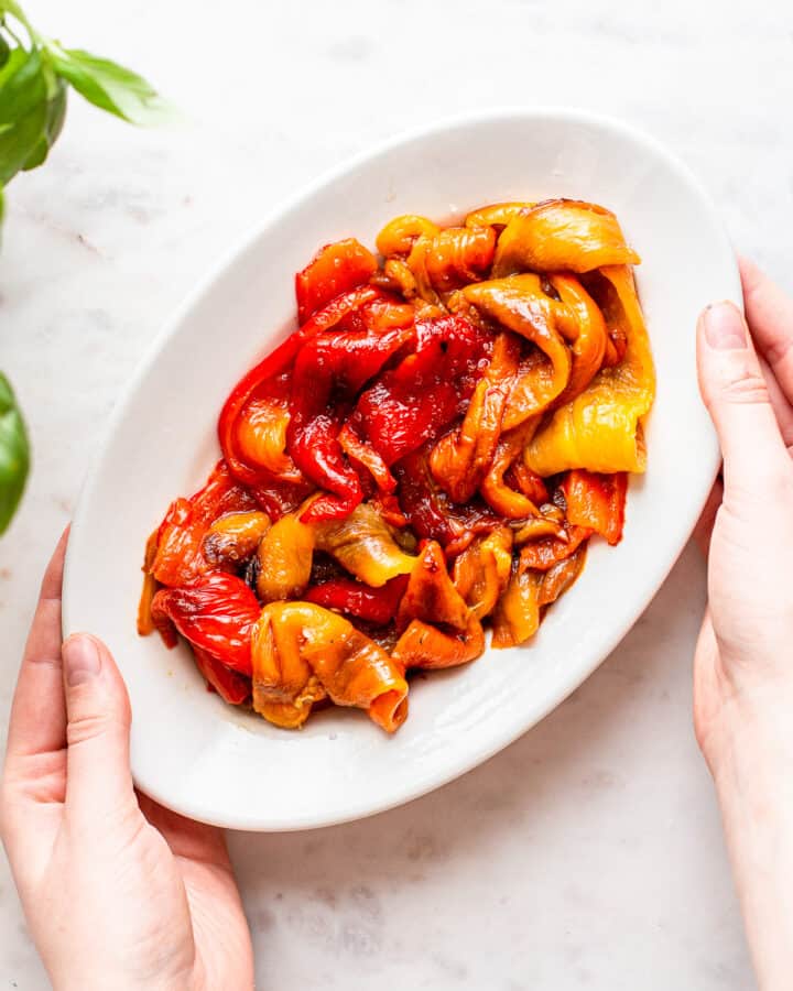 Grilled Sweet Peppers - Cooking With Elo