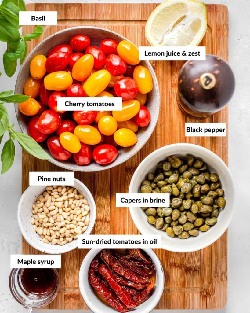 Tomato Caper Salad - Cooking With Elo