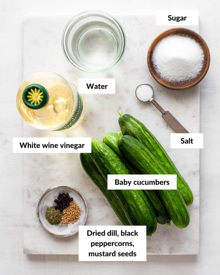 Pickled Baby Cucumbers - Cooking With Elo