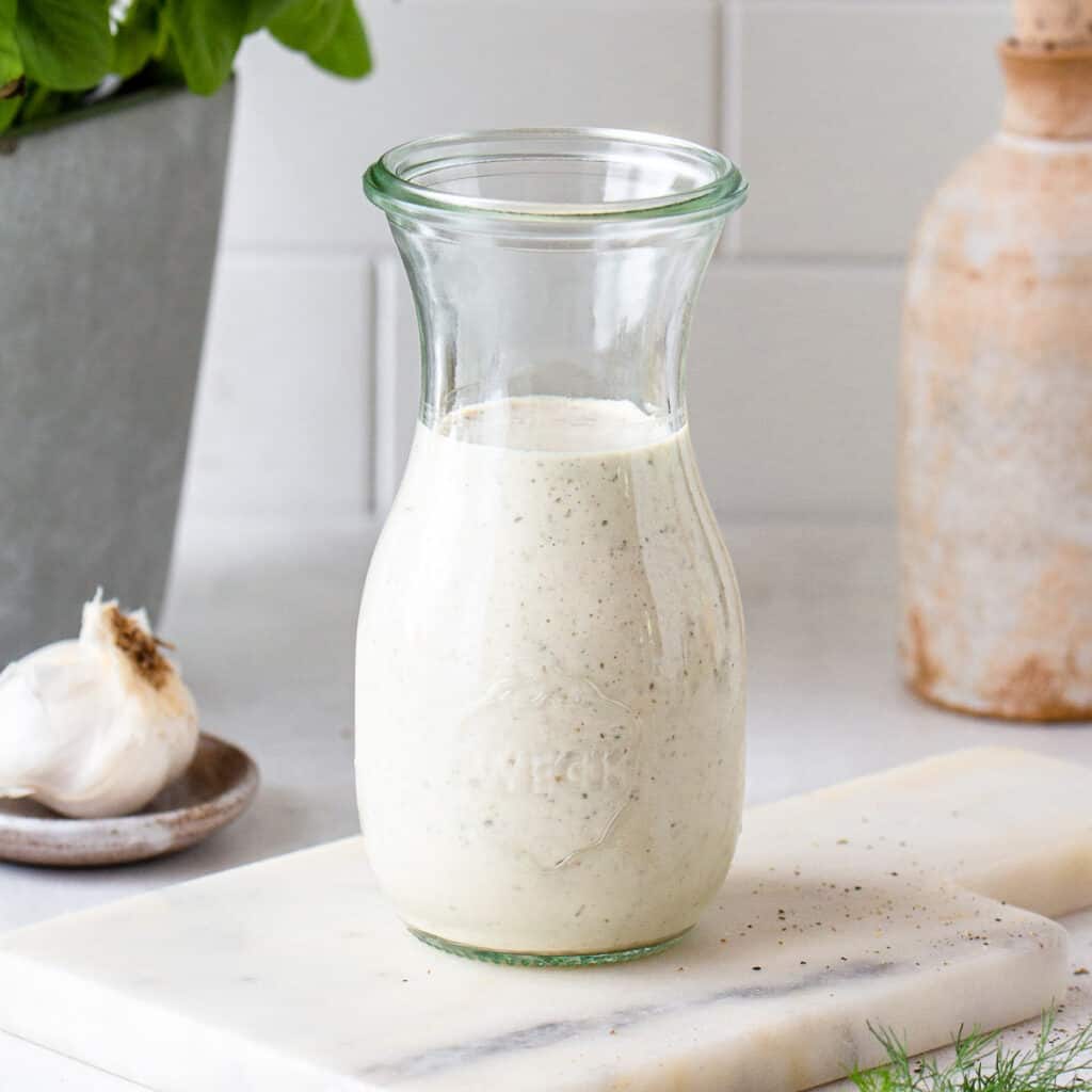 Roasted Garlic Salad Dressing - Cooking With Elo