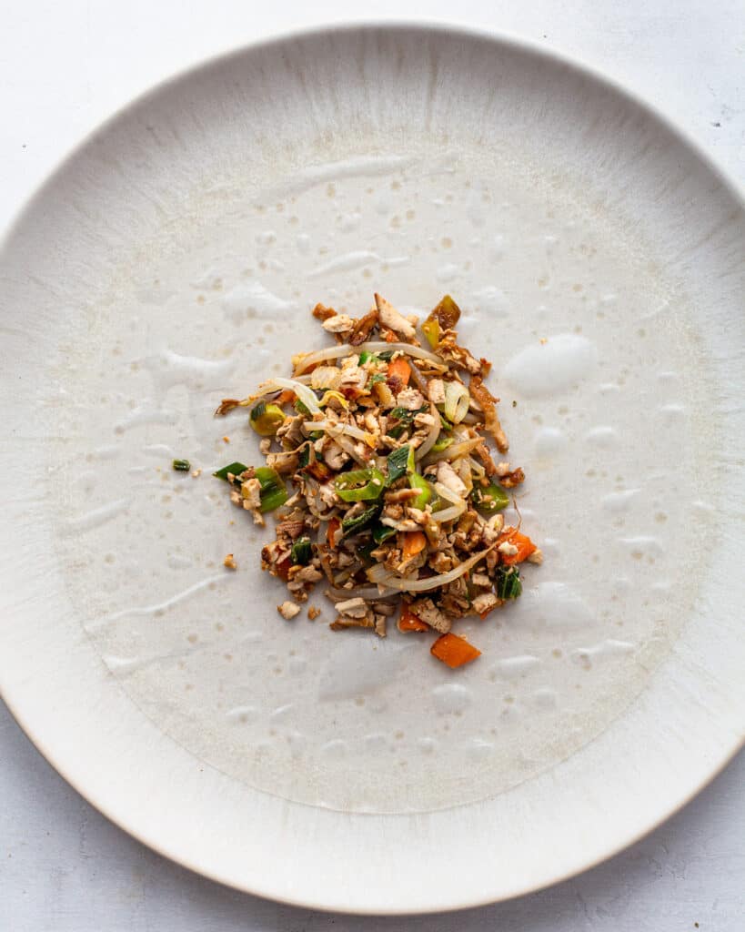 Vegan Rice Paper Dumplings (With Shredded Tofu) - Cooking With Elo