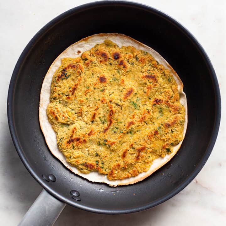 Smashed Falafel Wraps - Cooking With Elo