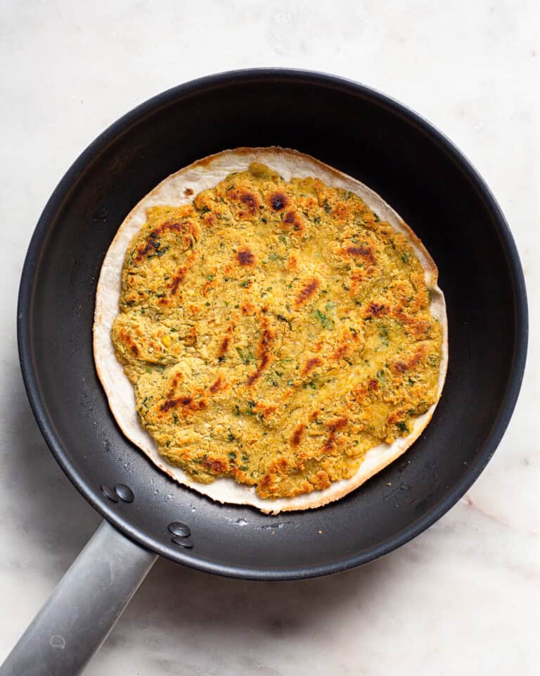 Smashed Falafel Wraps - Cooking With Elo