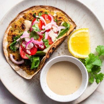 Smashed Falafel Wraps - Cooking With Elo
