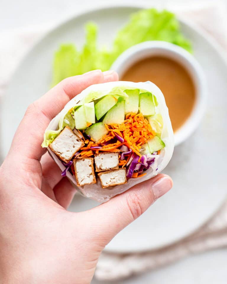 Giant Spring Rolls With Tofu - Cooking With Elo