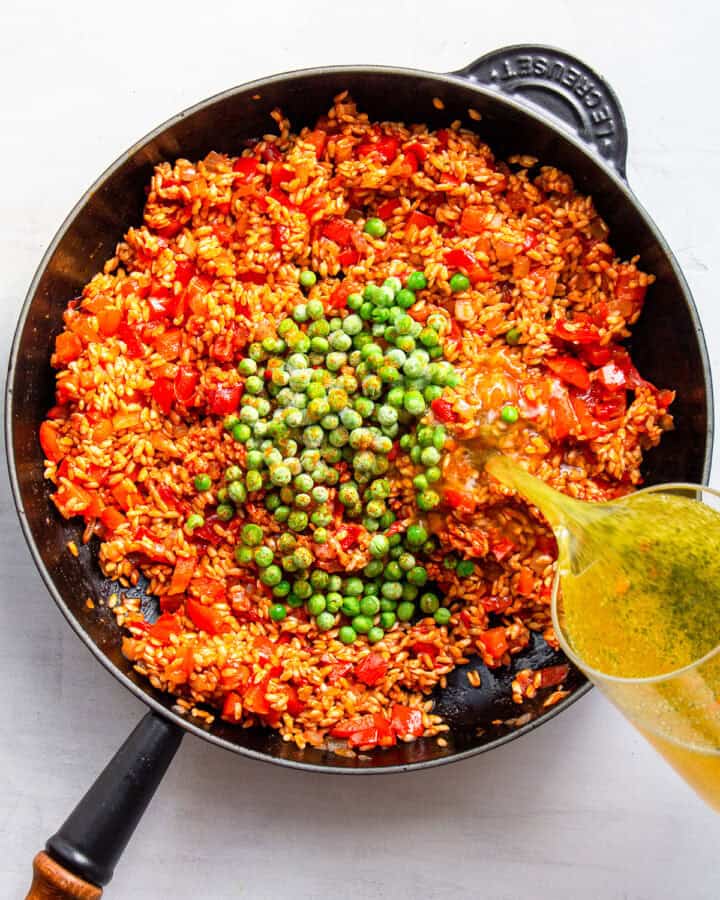 Easy Vegan Paella (Without Seafood) - Cooking With Elo