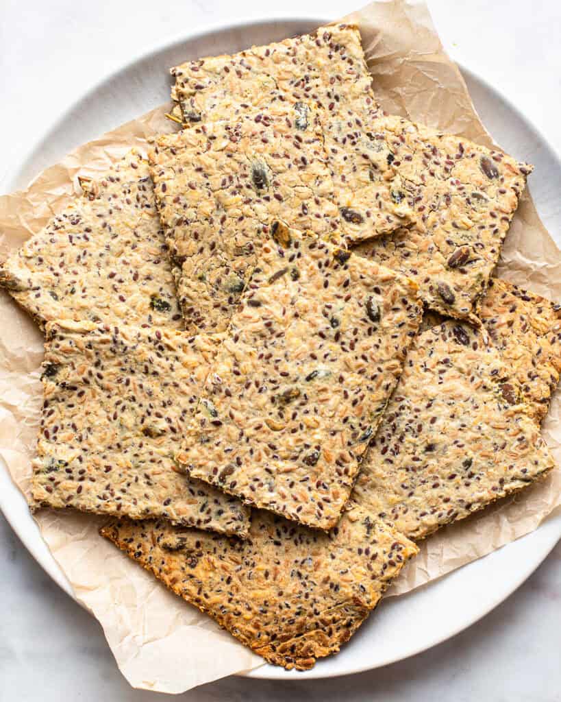 Multi-Seed Crispbread Recipe (Gluten-Free) - Cooking With Elo