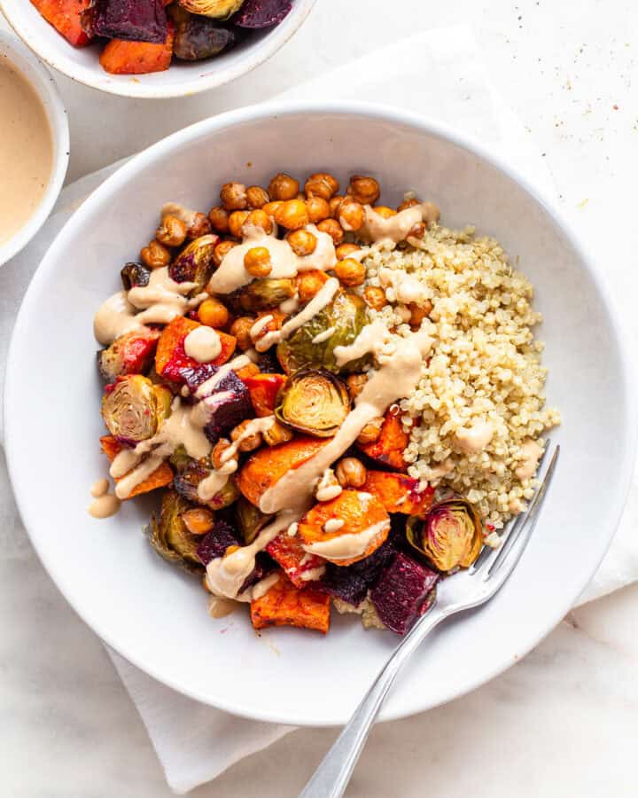 Quinoa Fall Harvest Bowl - Cooking With Elo