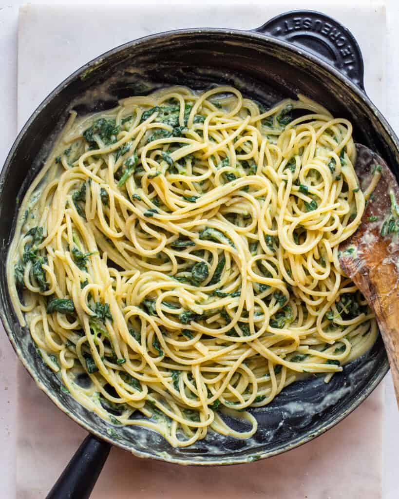 15-Minute Hummus Pasta - Cooking With Elo