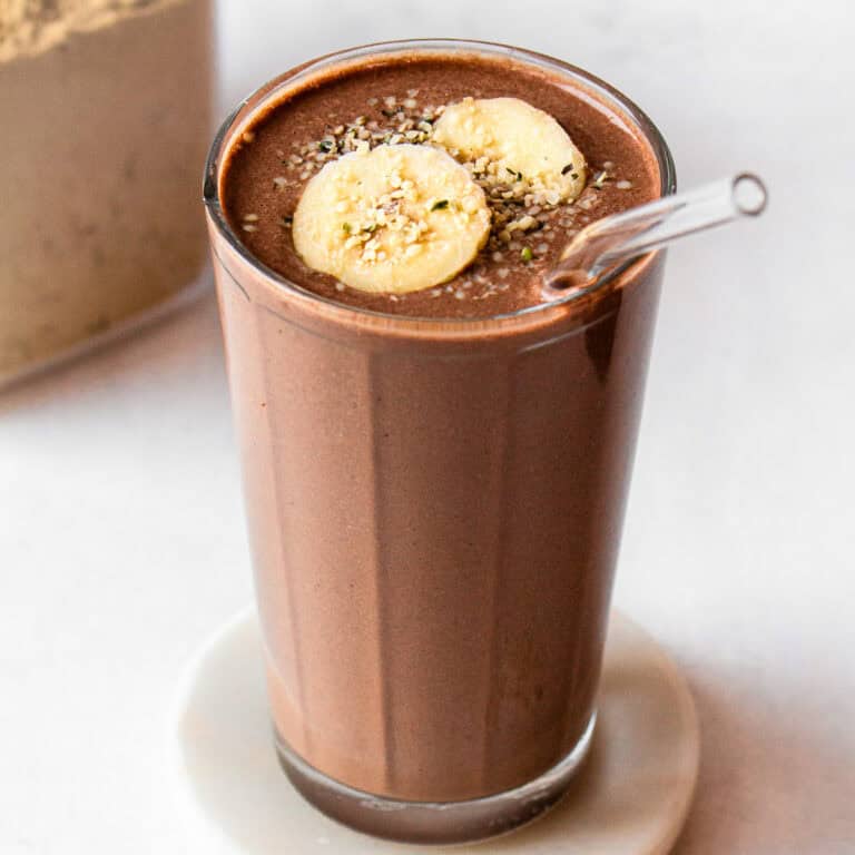 Vegan Chocolate Protein Shake - Cooking With Elo